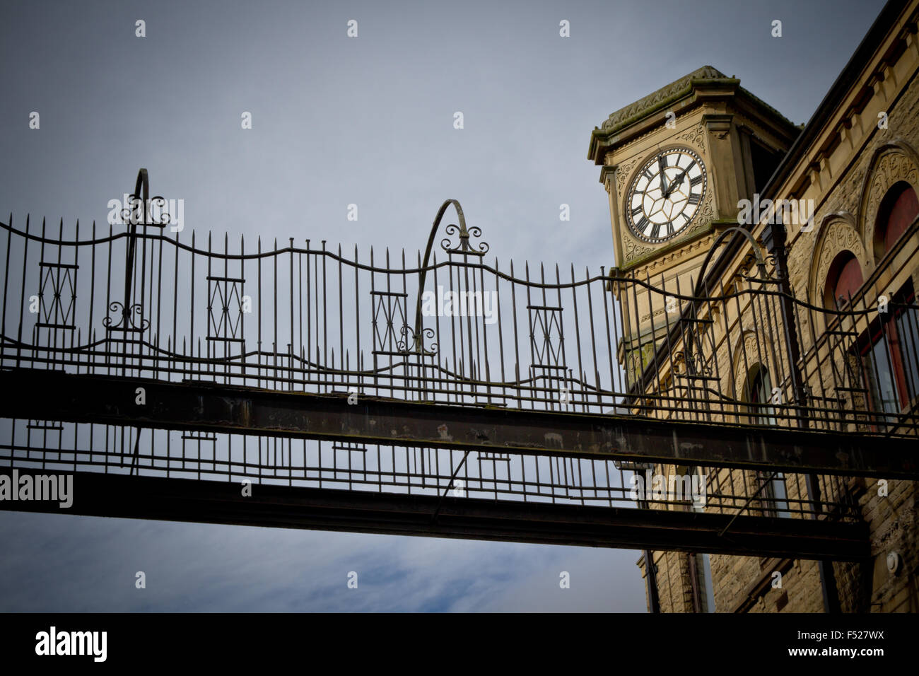 Fence and clock tower hi-res stock photography and images - Alamy
