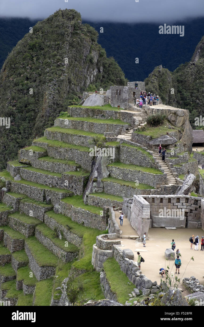 Ruins of Machu Picchu, Inca period, approximately XV century Stock ...