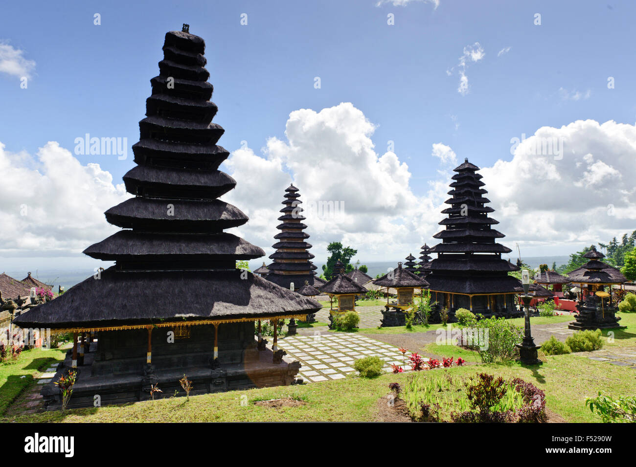 Besakih temple bali agung volcano hi-res stock photography and images ...