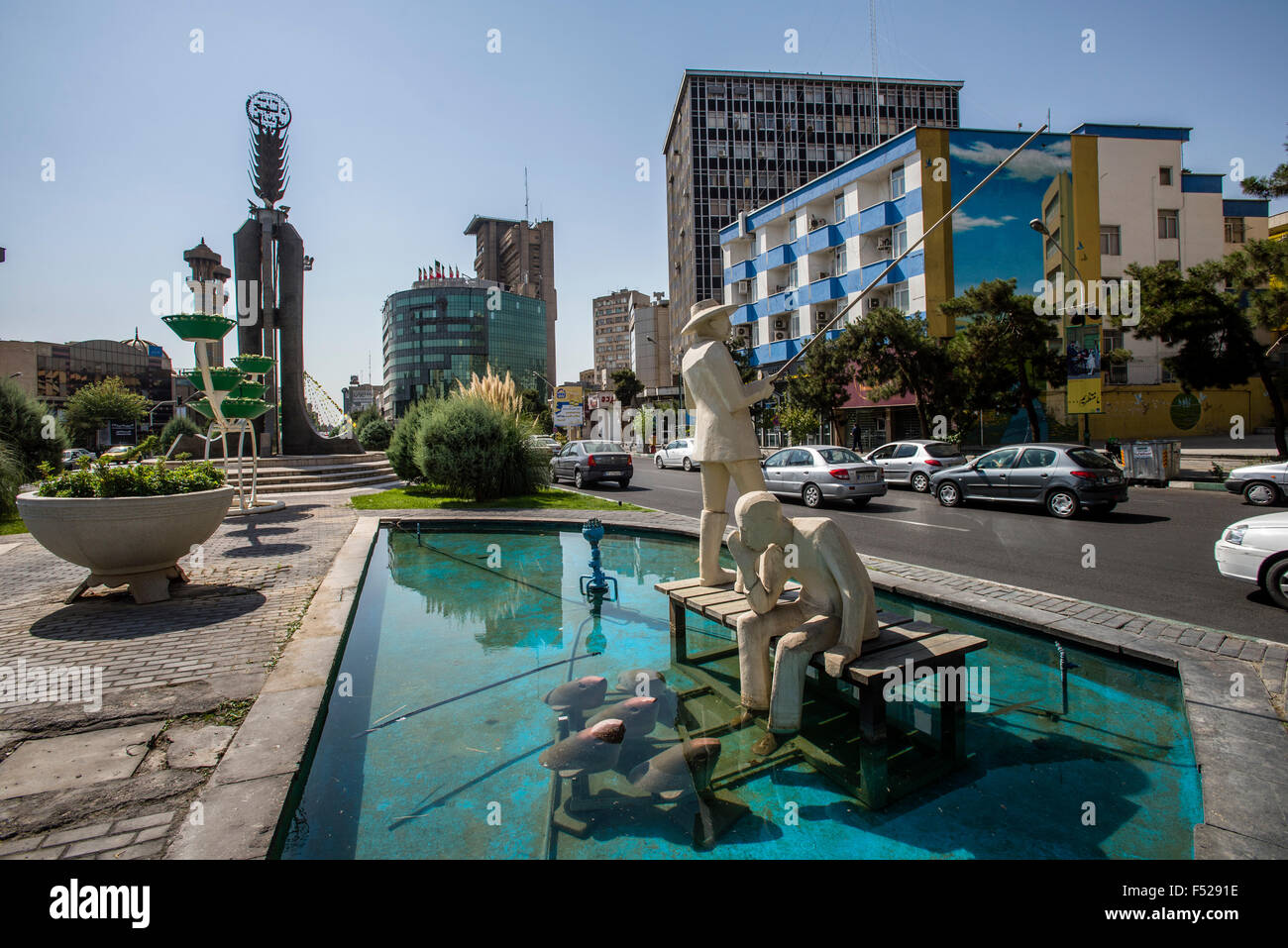 Street sculpture in Tehran, Iran Stock Photo - Alamy