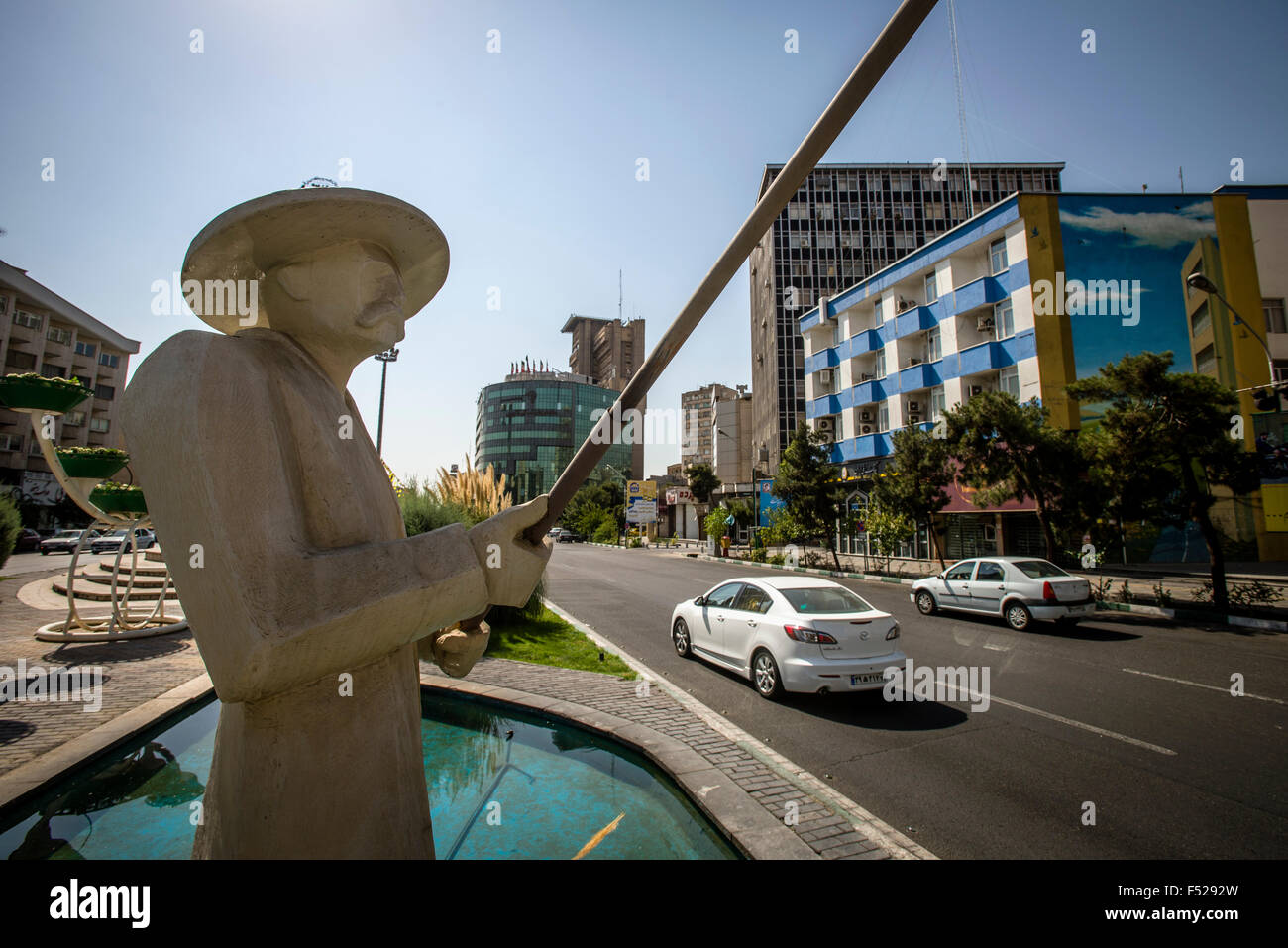 Street sculpture in Tehran, Iran Stock Photo - Alamy
