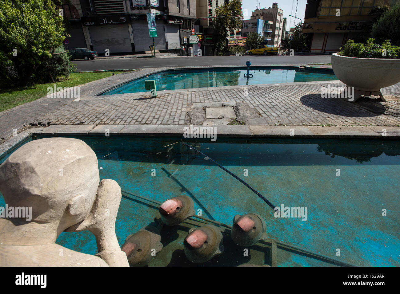 Street sculpture in Tehran, Iran Stock Photo - Alamy
