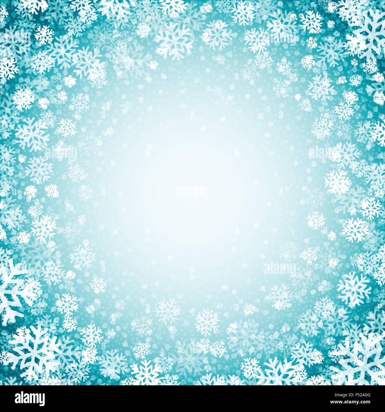 Blue background with snowflakes. Vector illustration Stock Vector Image ...