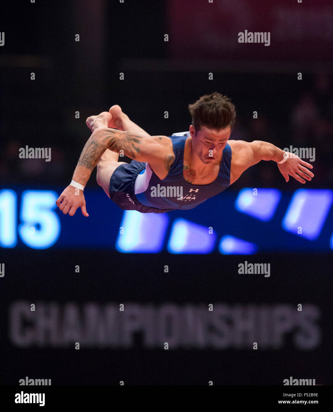 2015 fig artistic gymnastics world championships hi-res stock ...