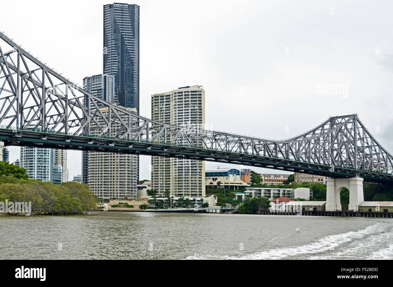 Australia, Brisbane, skyline, Brisbane River, bridge Stock Photo - Alamy