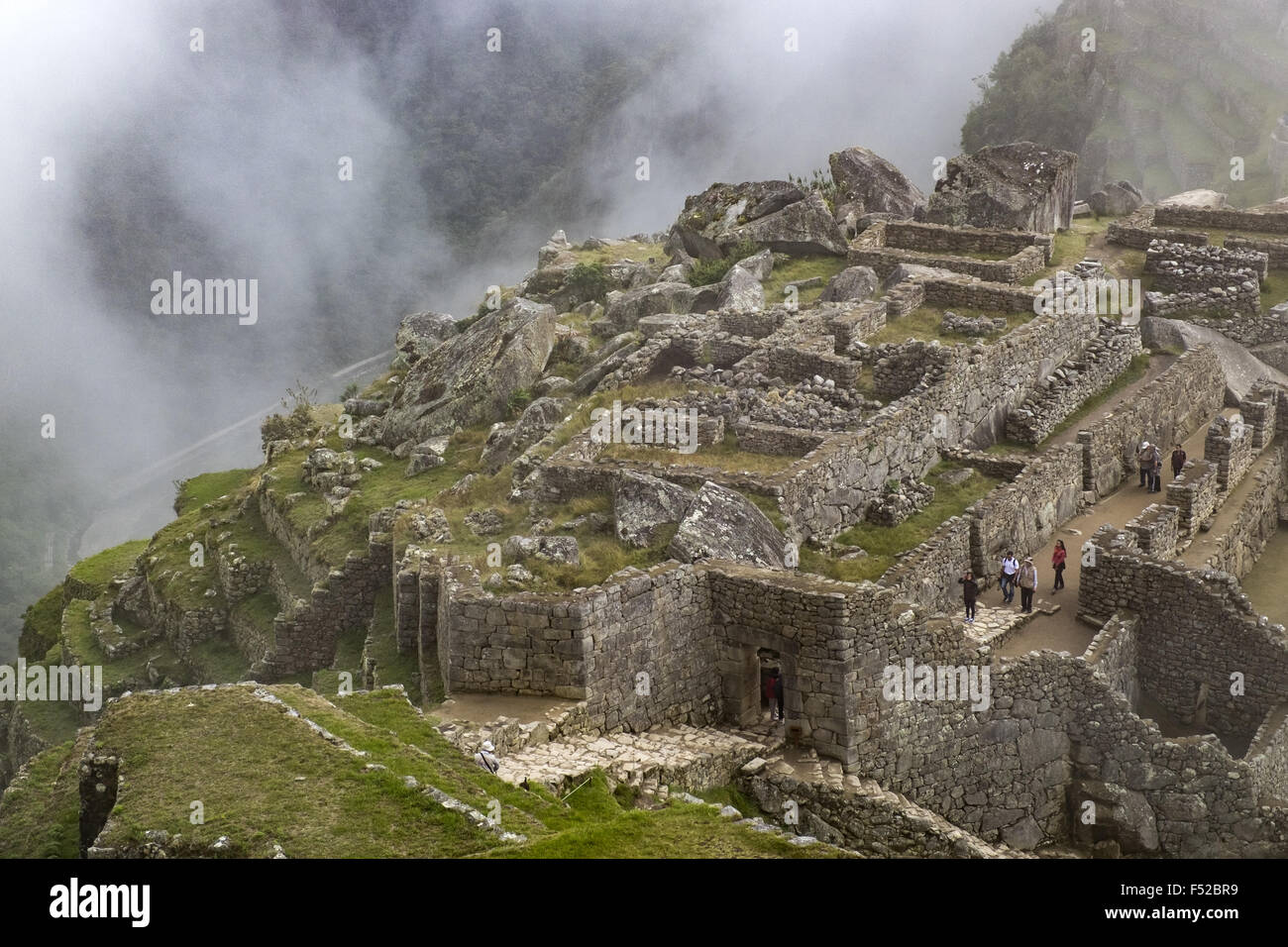 Ruins of Machu Picchu, Inca period, approximately XV century Stock ...