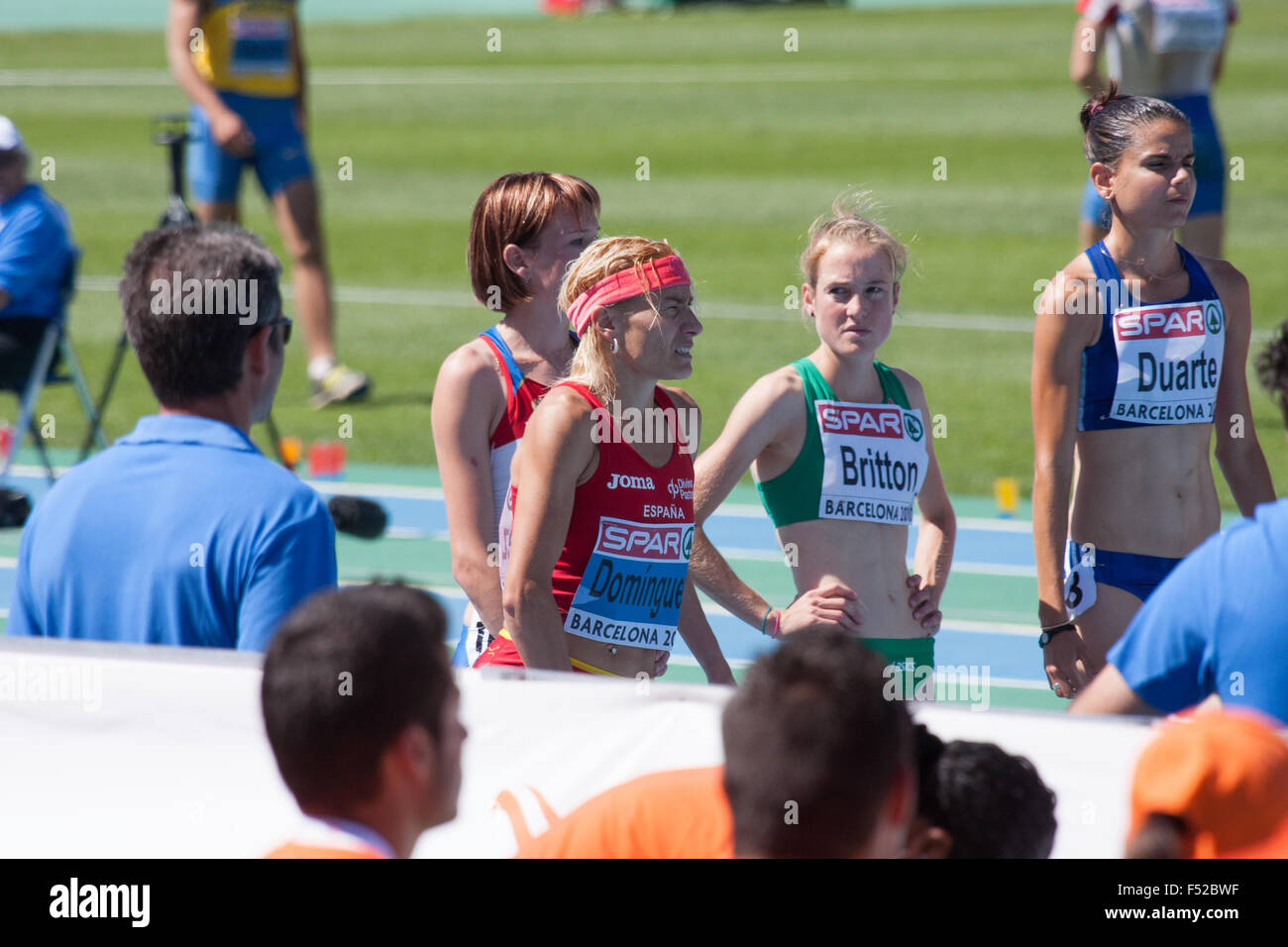 Competitors of 3000 meters Steeplechase Women of the 20th European ...