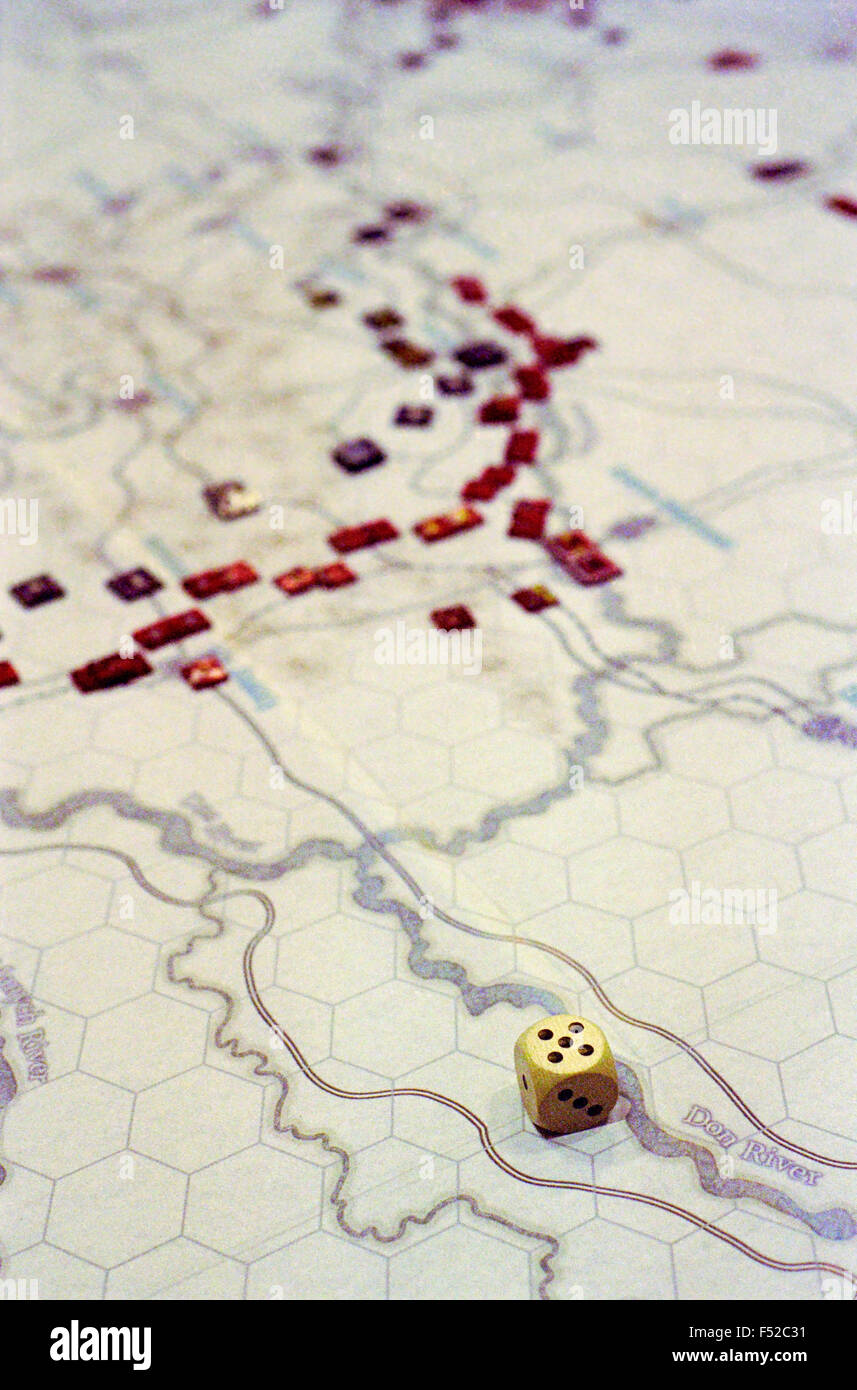 Game War Dice Stock Photo - Alamy
