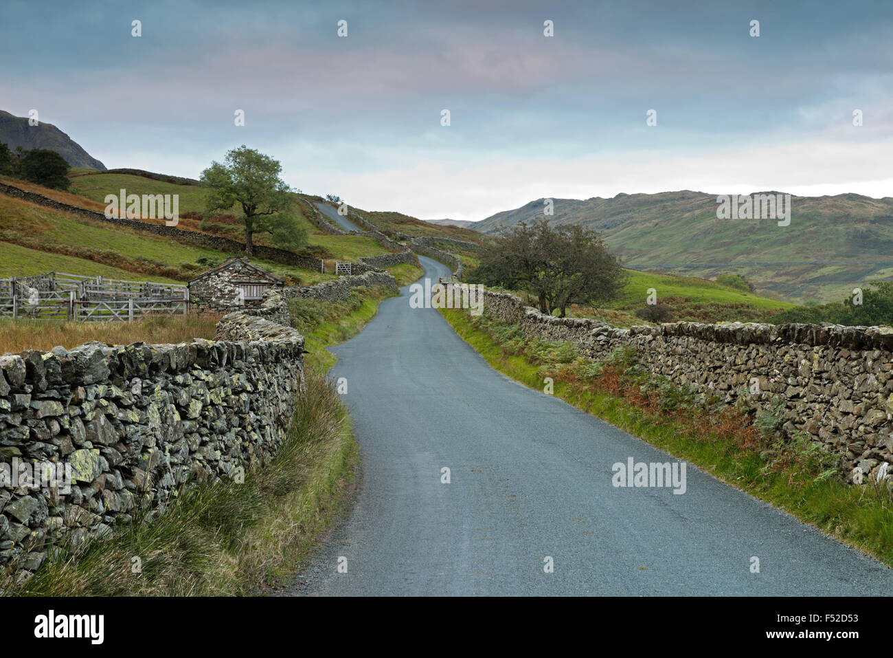Small narrow road hi-res stock photography and images - Alamy