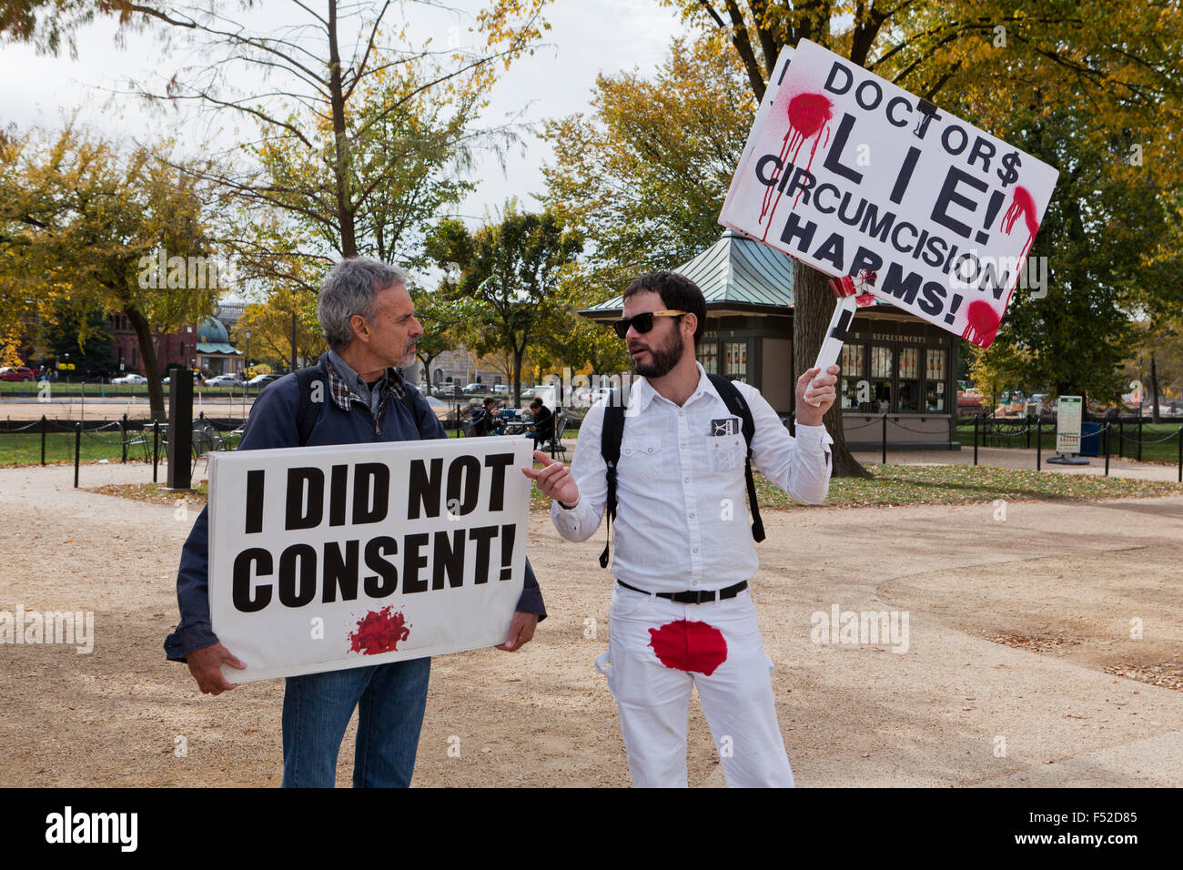 Washington DC, USA. 26th October, 2015. Bloodstained Men and Their ...