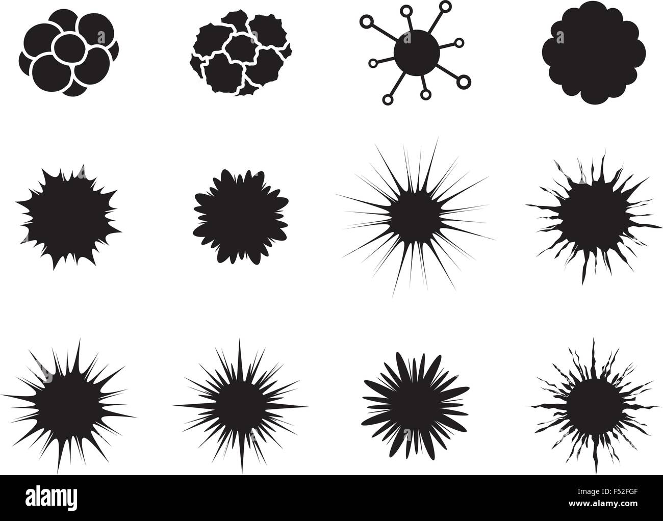set of cancer cell symbol Stock Vector Image & Art - Alamy