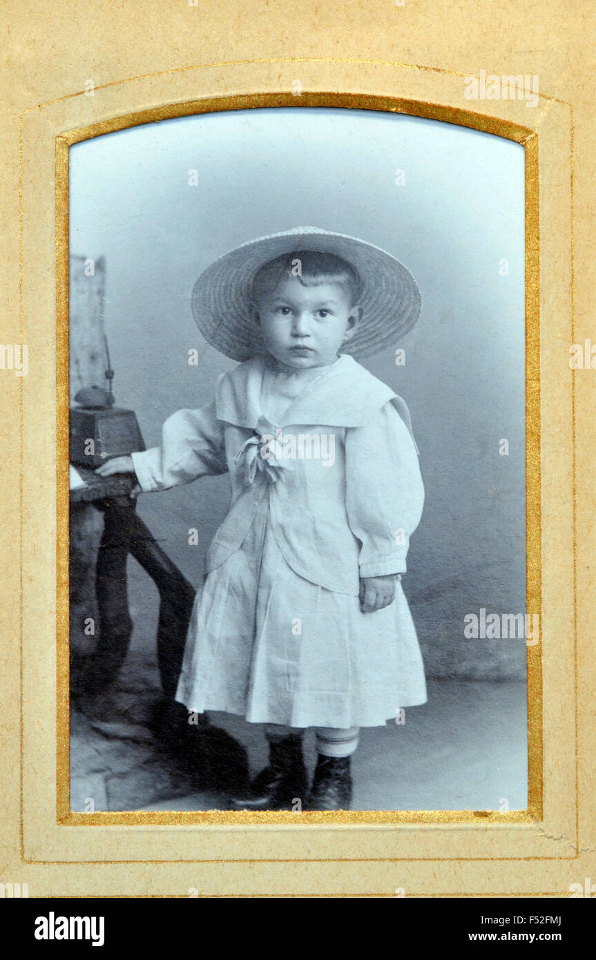 Ancient Photograph of Children Stock Photo - Alamy