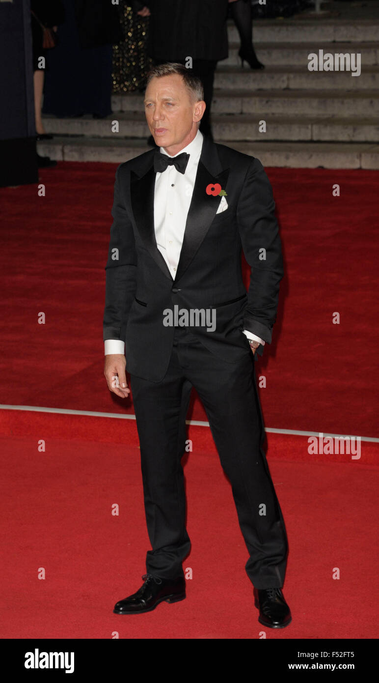 London, UK. 26th October, 2015. Daniel Craig attending the Royal Film ...