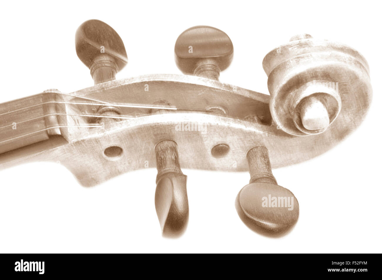 Close up of Violin Scrolls Stock Photo - Alamy
