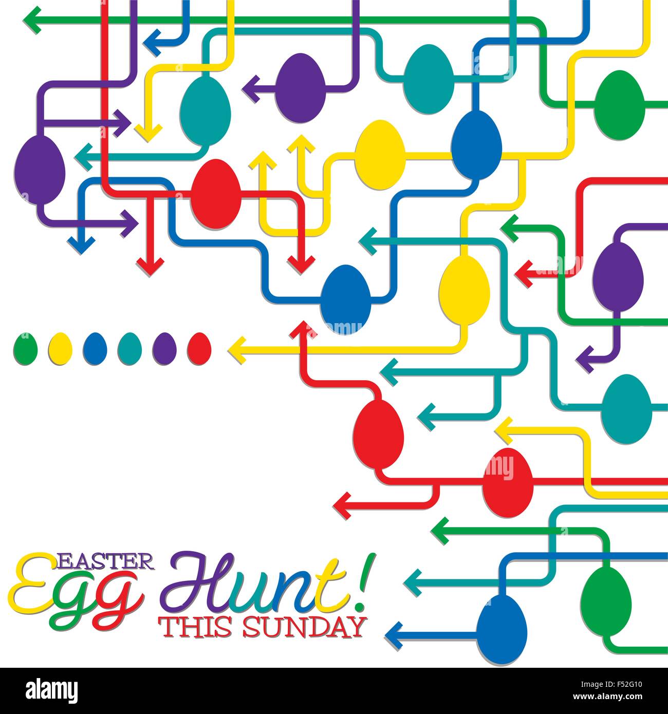 Easter Egg maze in vector format Stock Vector Image & Art - Alamy