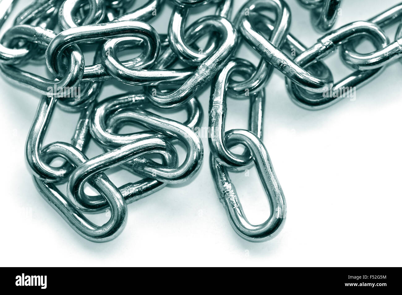 Close-up of a Chain Link Stock Photo - Alamy