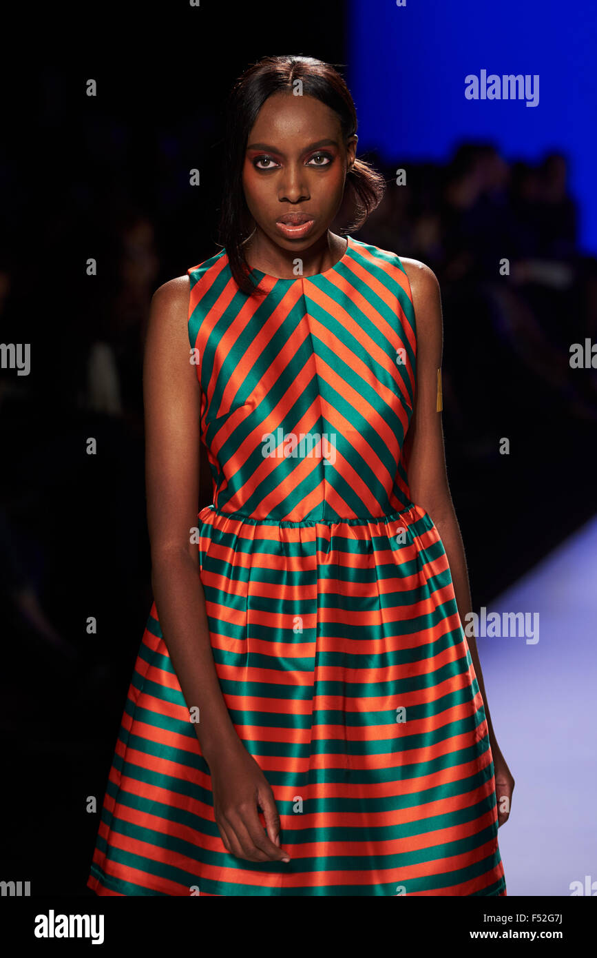 Model walking at the TATSUAKI By Dan Liu show during Toronto world ...