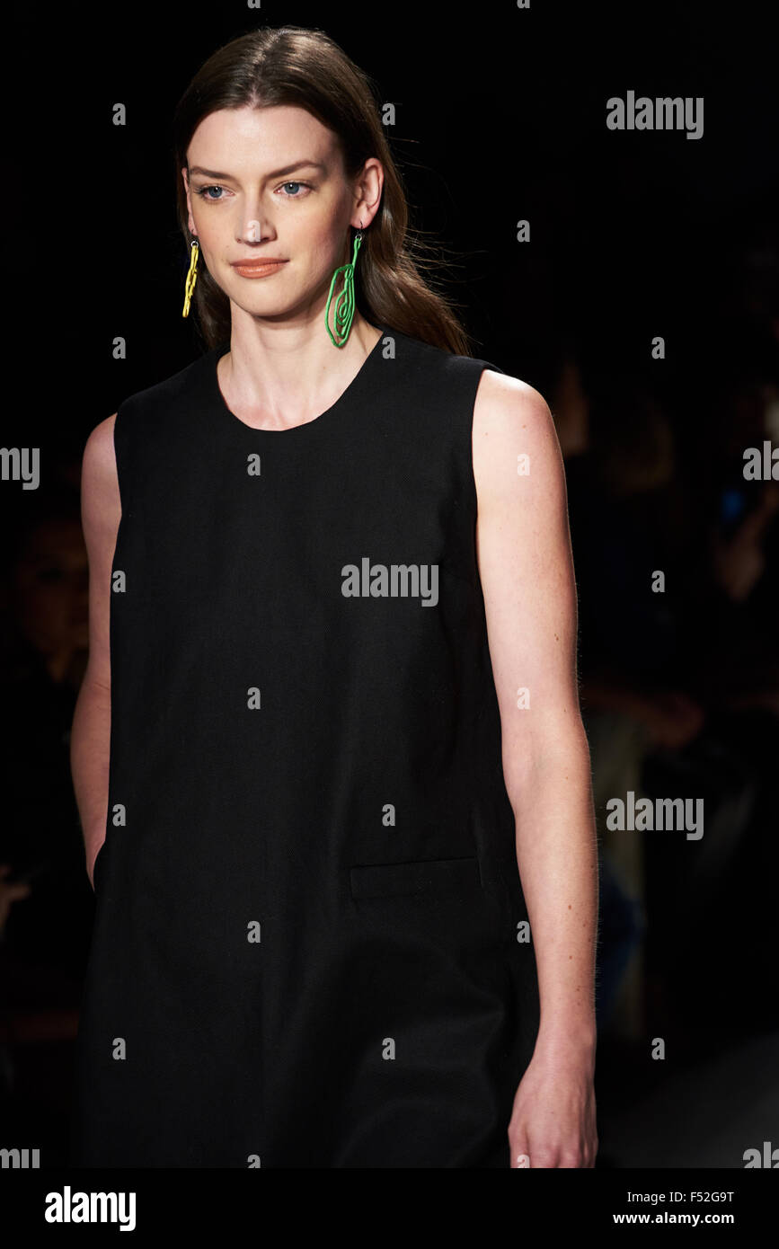 Model walking at the Malorie Urbanovitch show during Toronto world ...