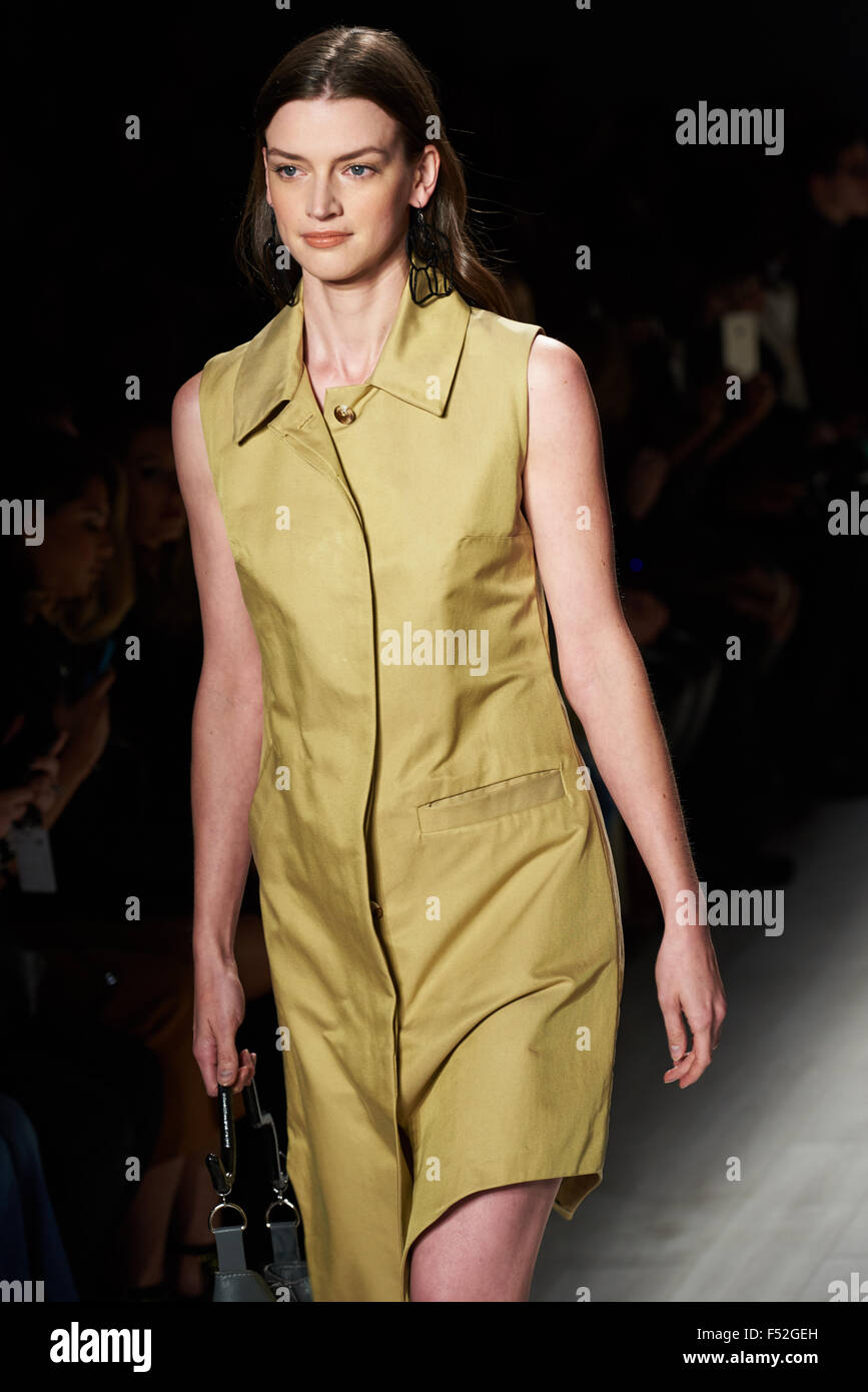 Model walking at the Malorie Urbanovitch show during Toronto world ...