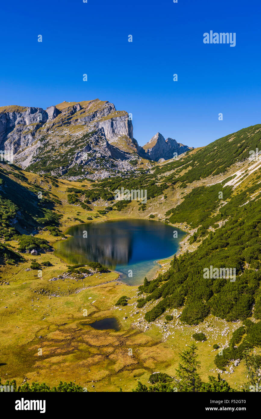 Austria, Tyrol, Rofangebirge (mountains), Kramsach, Ziereiner See (lake ...