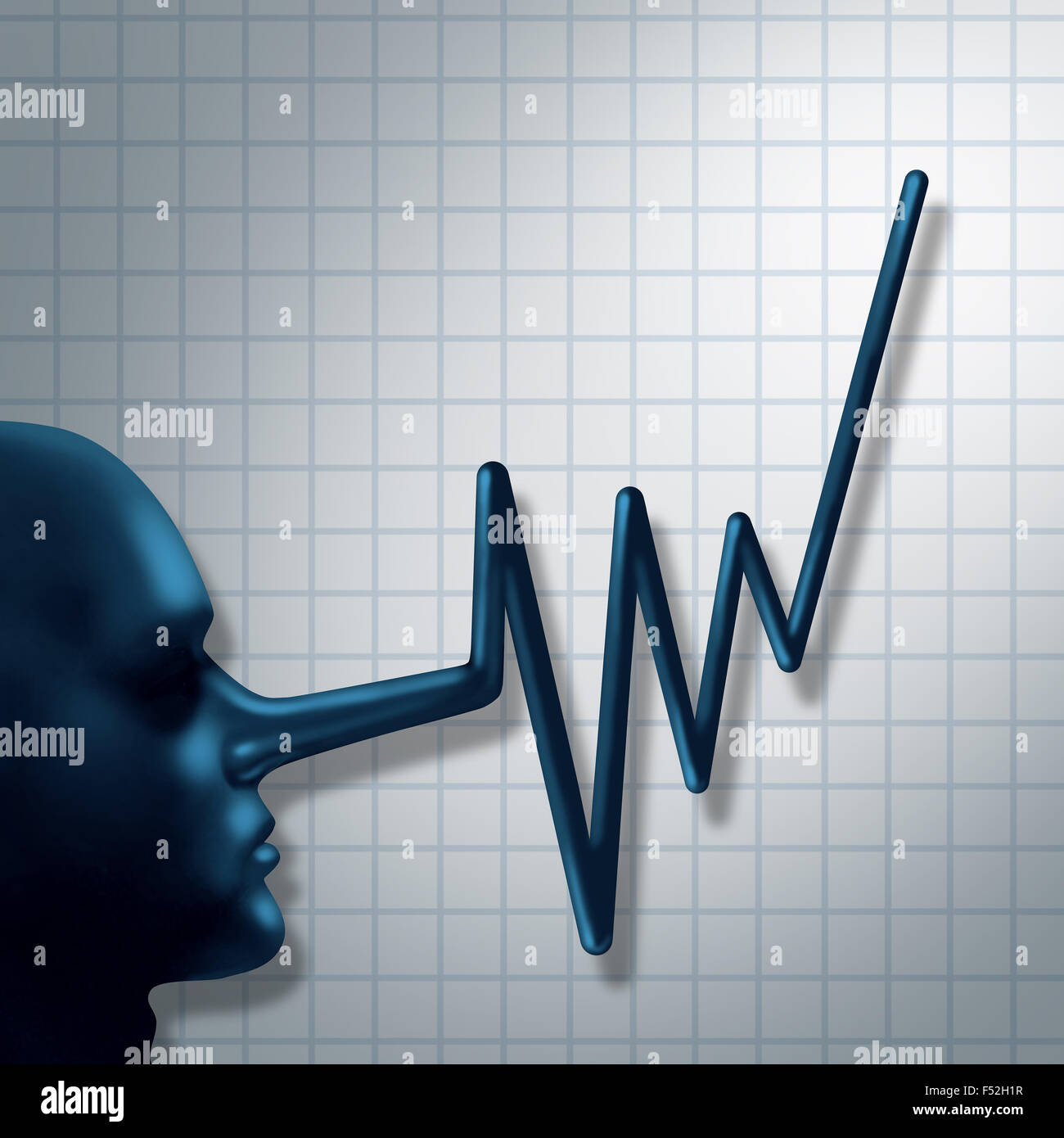 Financial fraud and false financial reporting crime concept as a ceo ...