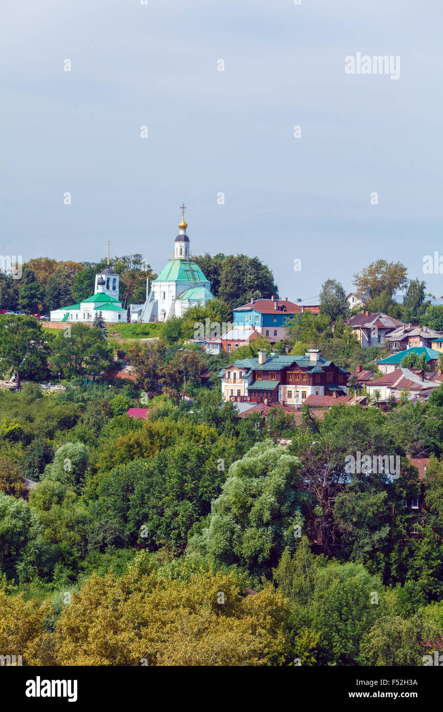 Small russian town aerial hi-res stock photography and images - Alamy