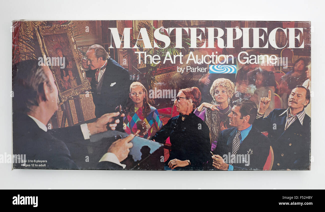 Vintage board game box art hi-res stock photography and images - Alamy