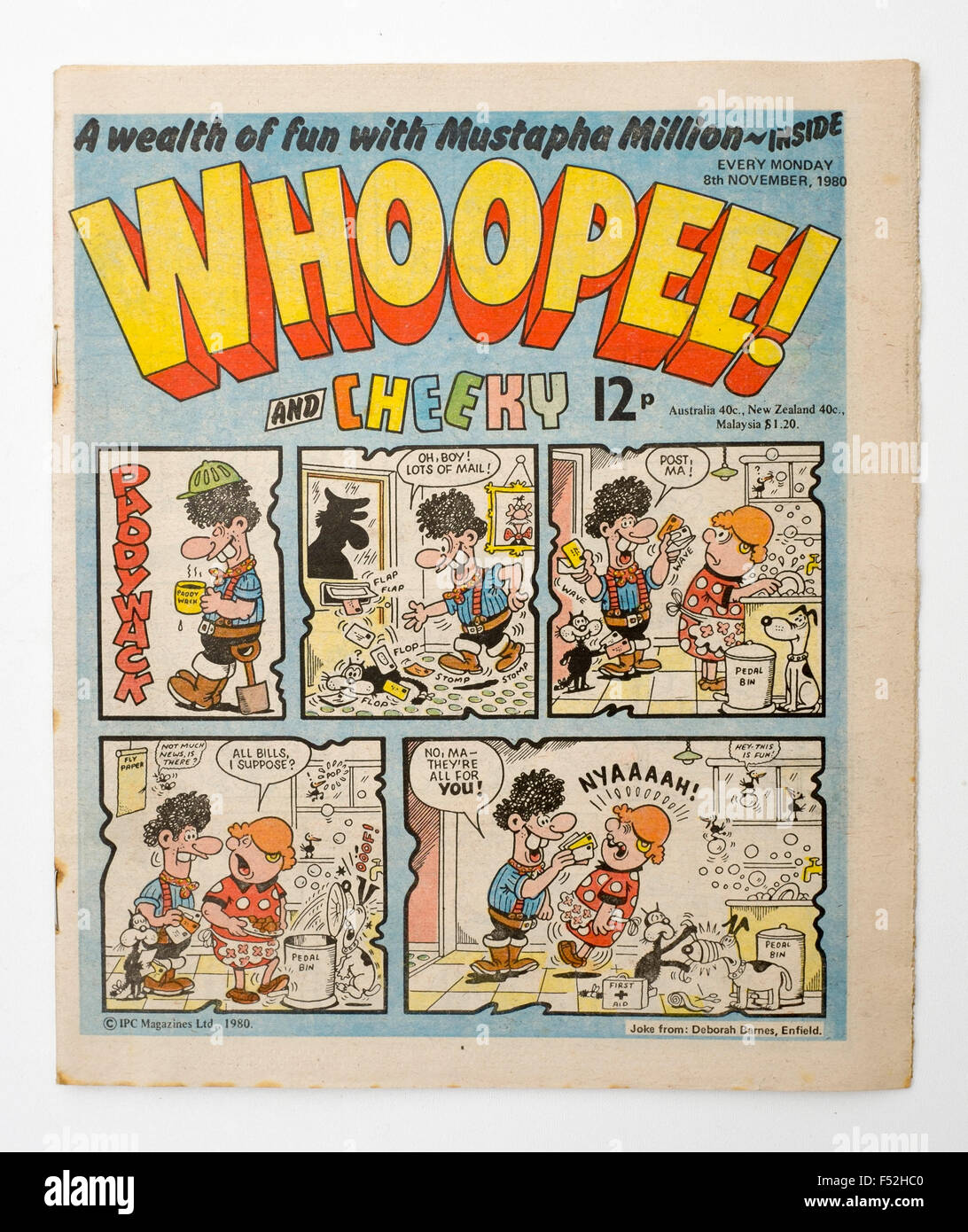Vintage British Whoopee and Cheeky Comic Stock Photo - Alamy