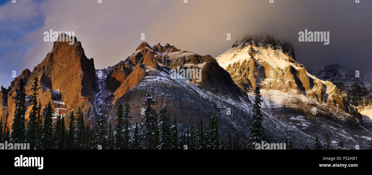 Mount Huber Yoho national park british columbia canada lake O'Hara ...