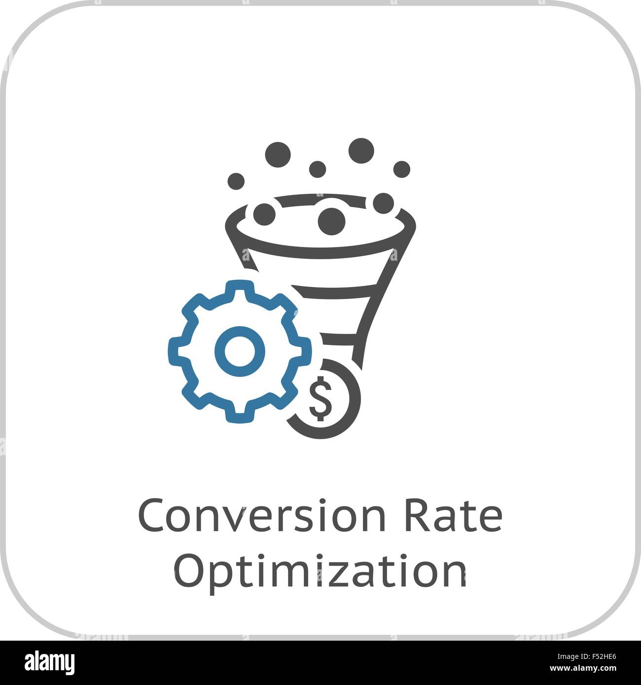 Conversion Rate Optimisation Icon Stock Vector Image & Art - Alamy