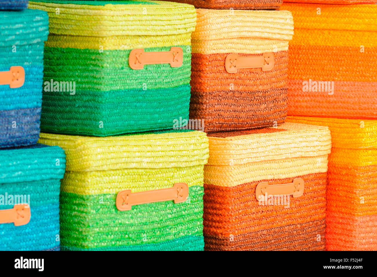 Bright three basket hi-res stock photography and images - Alamy