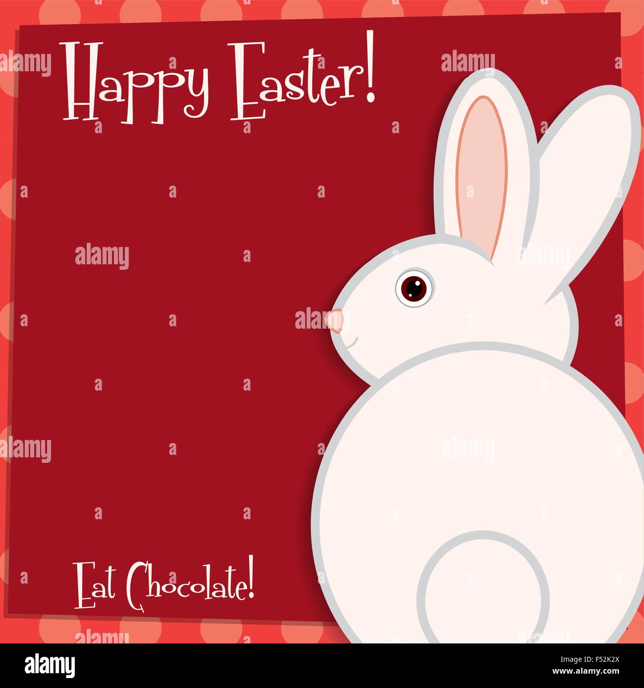Funky Easter bunny card in vector format Stock Vector Image & Art - Alamy