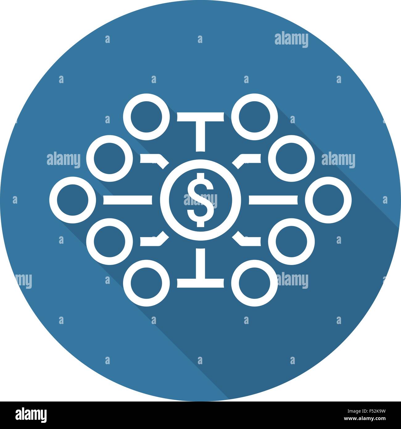 Investing Diversification Icon. Flat Design Stock Vector Image & Art ...