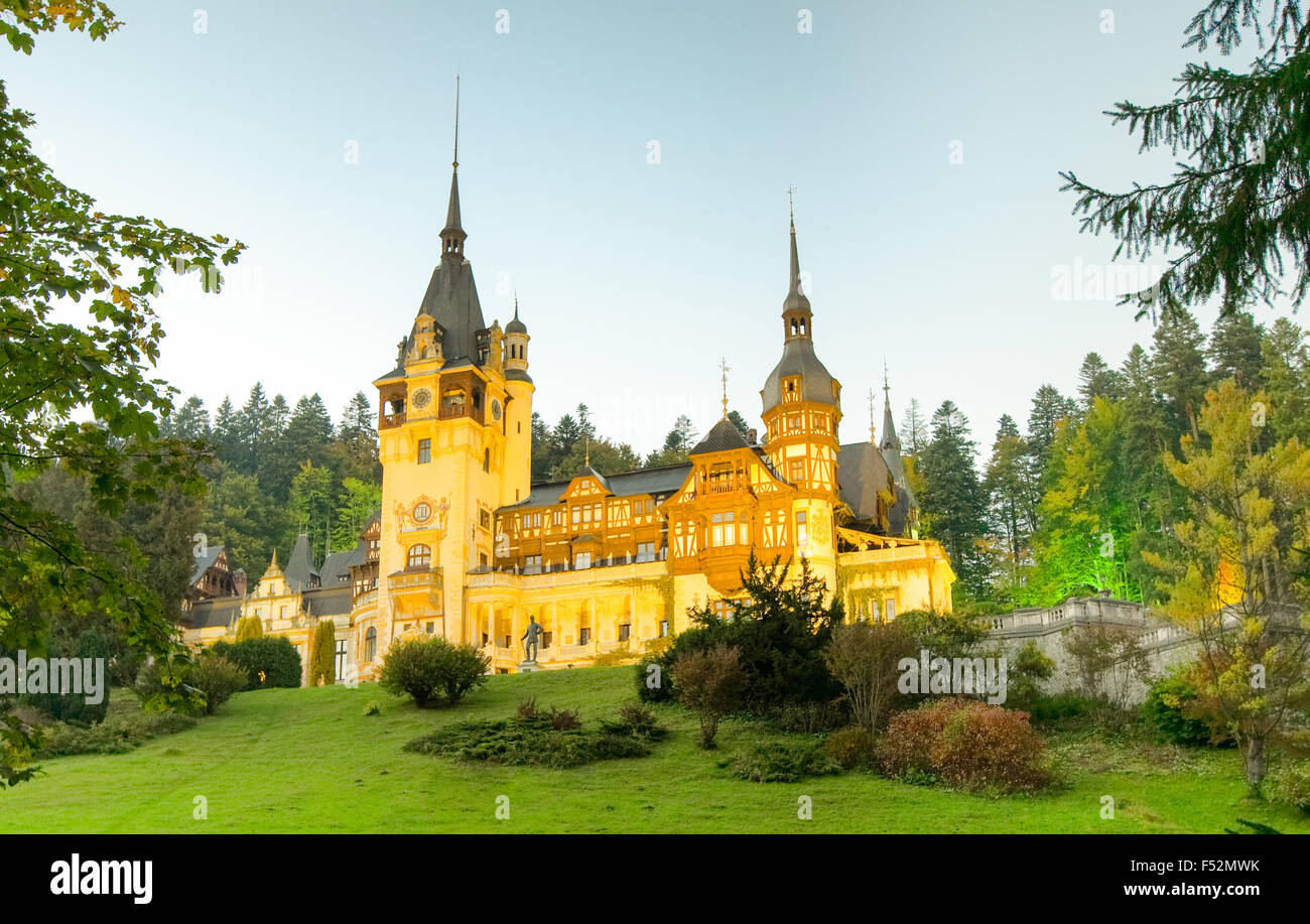 Peles Castle Residential Home Of The Romania Kings Now A Museum Stock ...