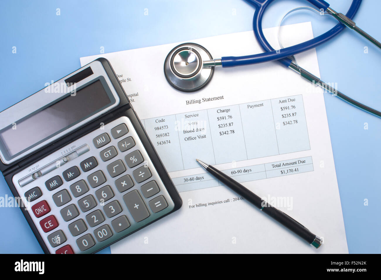 Hospital bill hi-res stock photography and images - Alamy