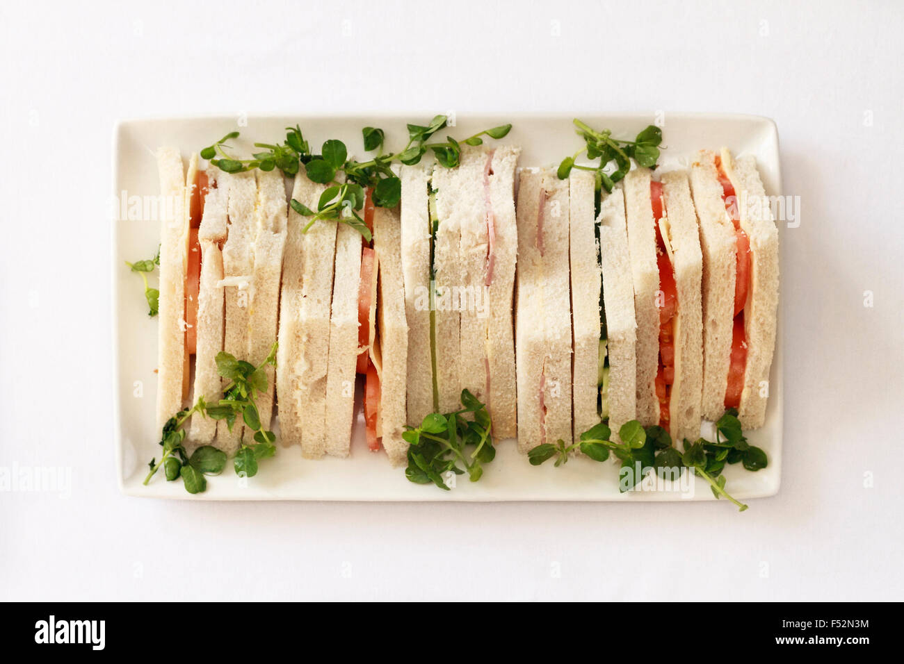 Club sandwich triangle hi-res stock photography and images - Alamy