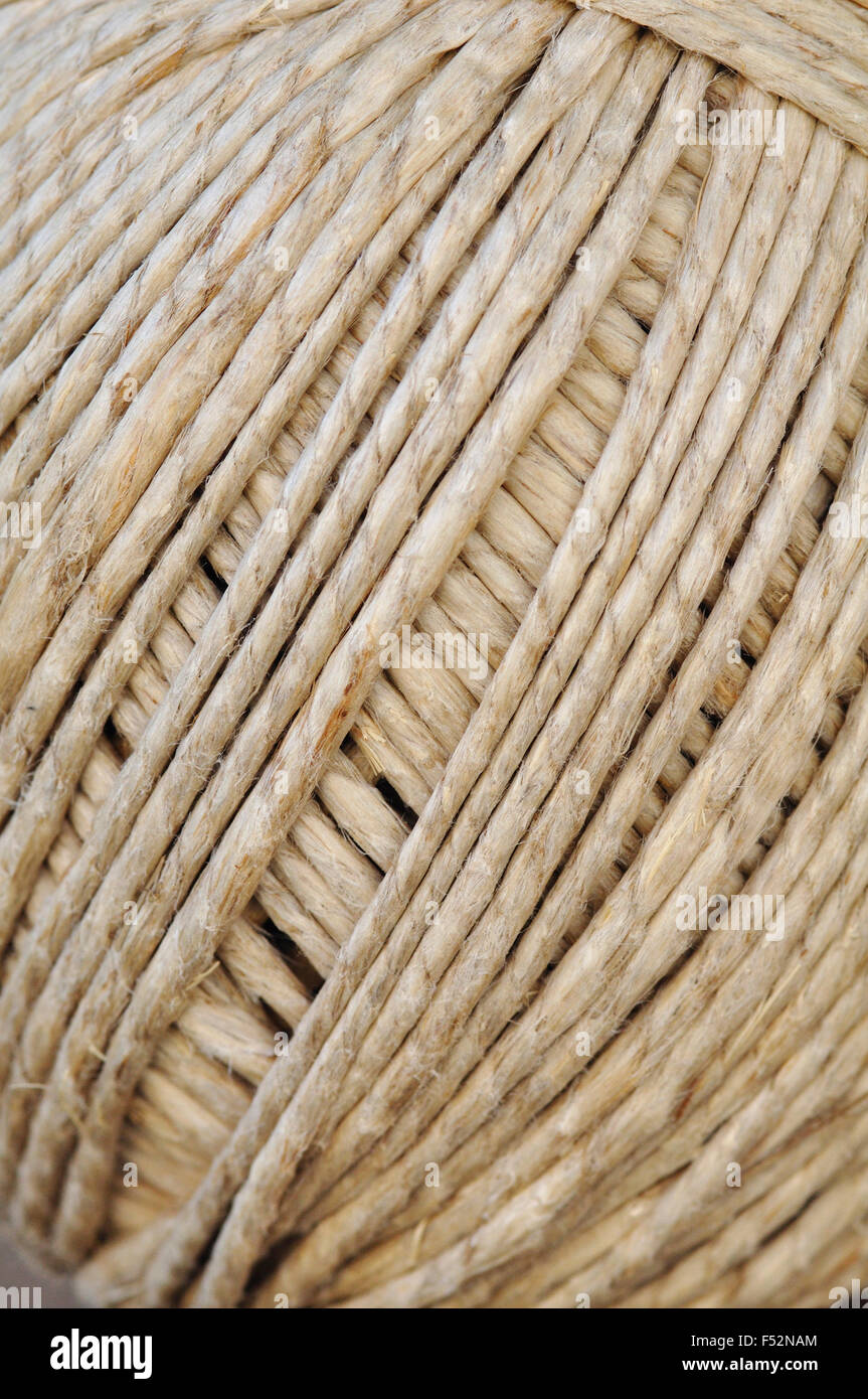 Ball of String, close up Stock Photo - Alamy