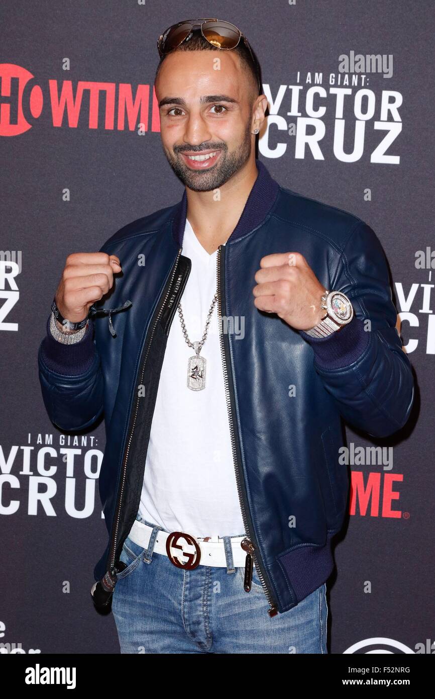 New York, NY, USA. 26th Oct, 2015. Paulie Malignaggi at arrivals for I ...