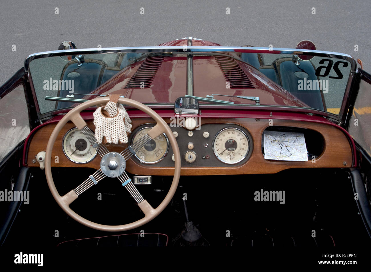 Morgan steering wheel detail hi-res stock photography and images - Alamy