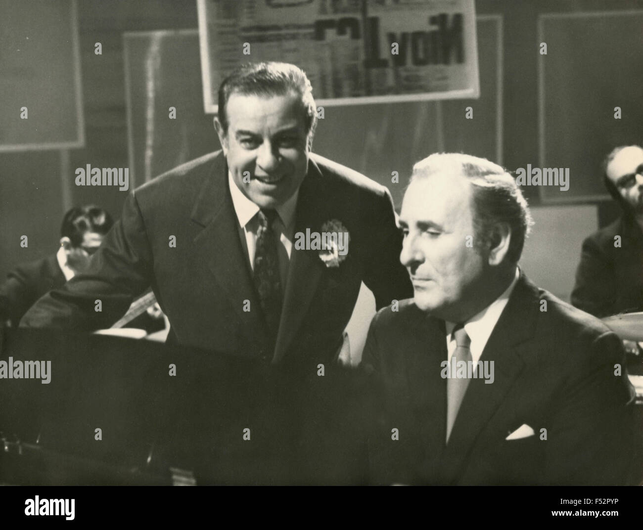 The Italian singer Paolo Rabagliati Stock Photo - Alamy