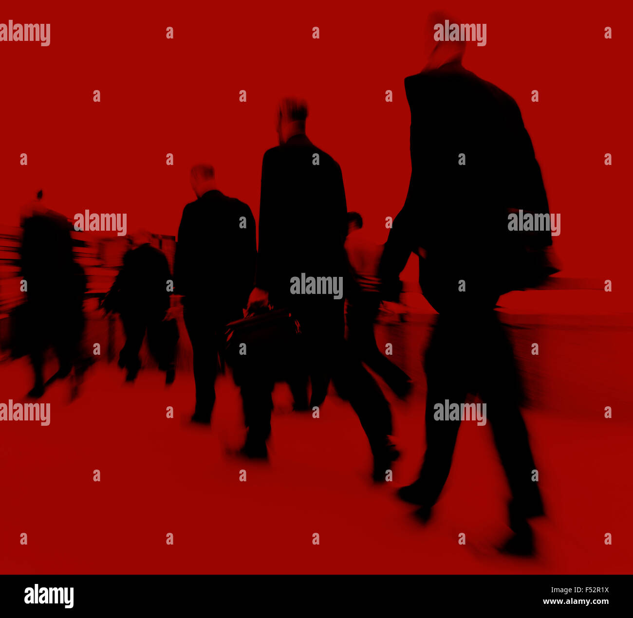 Business People Commuter Cityscape Rush Hour Concept Stock Photo - Alamy