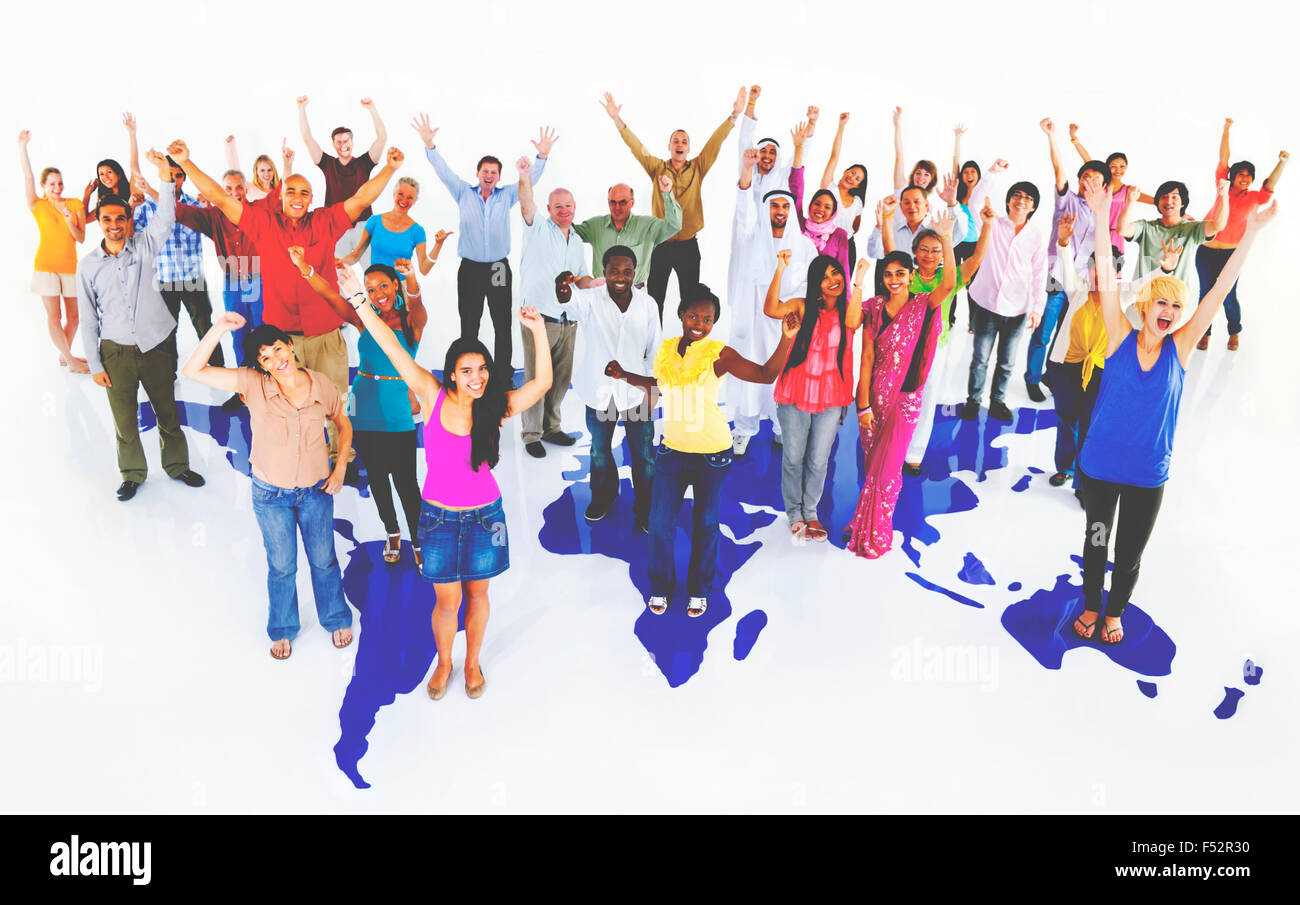 Community Friendship Global Communication Unity Concept Stock Photo - Alamy