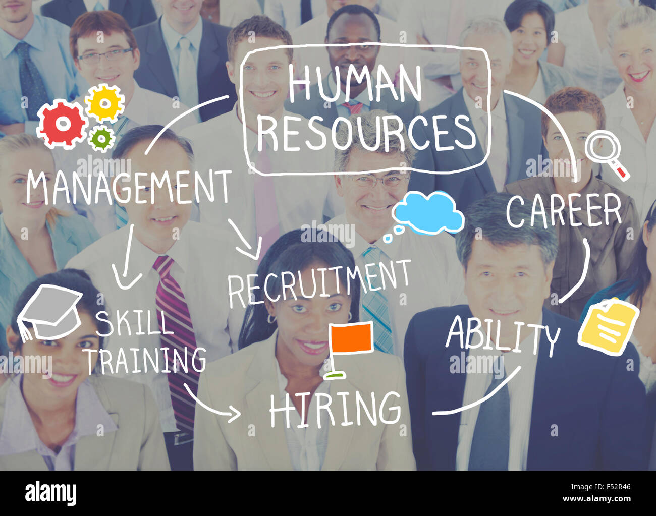 Human Resource Hiring Recruiter Select Career Concept Stock Photo - Alamy