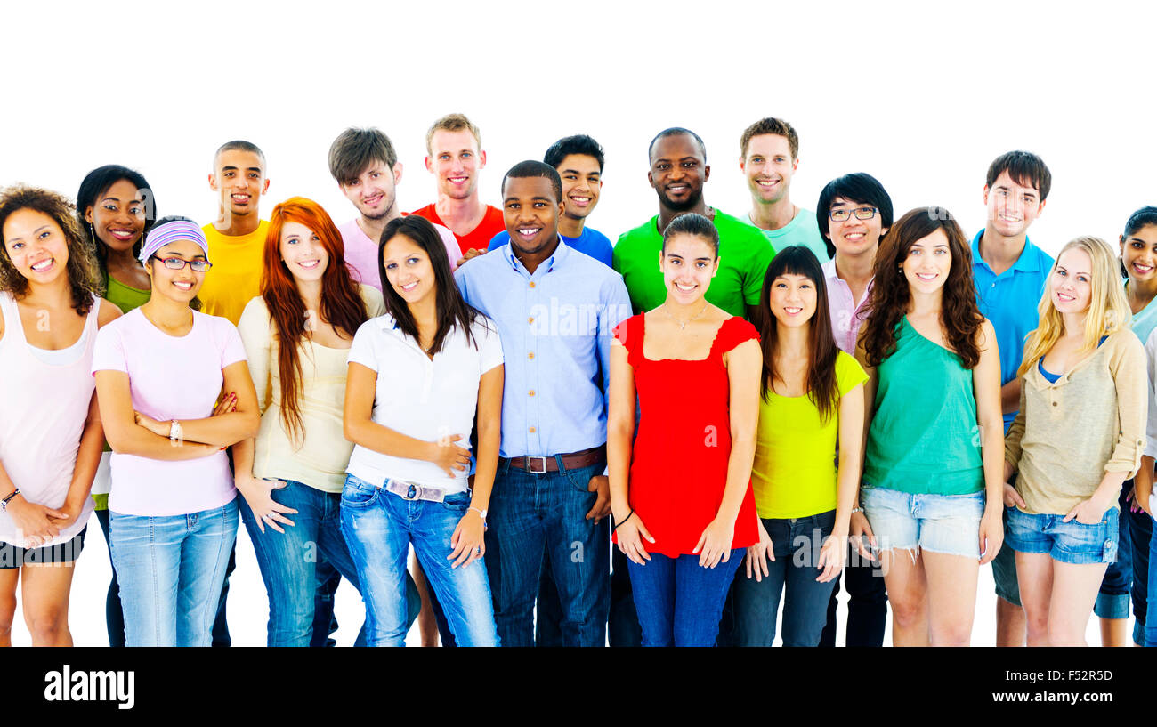 Large group of people full view hi-res stock photography and images - Alamy