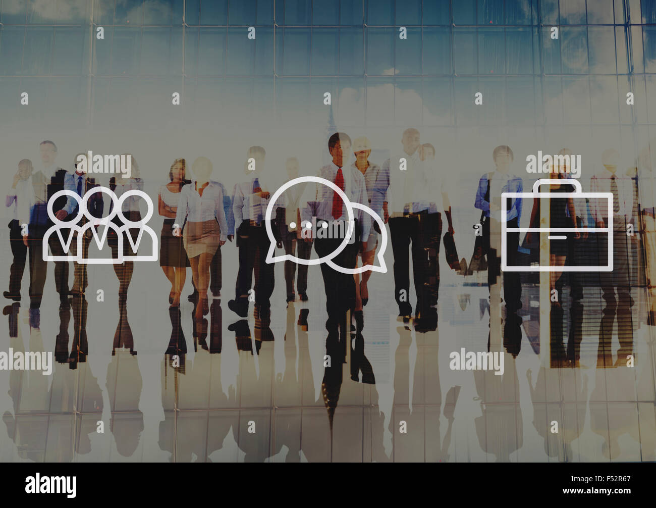 Corporate Business Teamwork Communication Collaboration Concept Stock ...