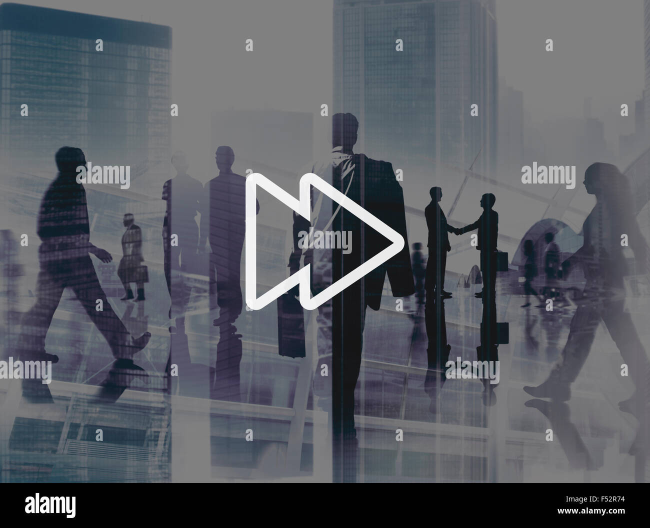Fast Forward Multimedia Music Audio Concept Stock Photo - Alamy