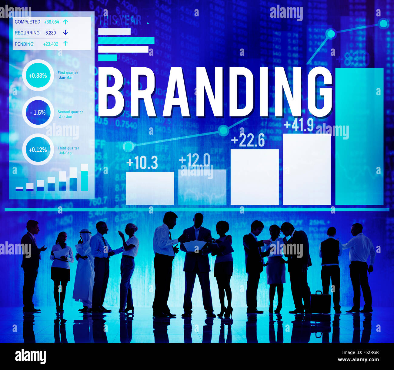 Branding Marketing Advertising Copyright Trademark Concept Stock Photo ...