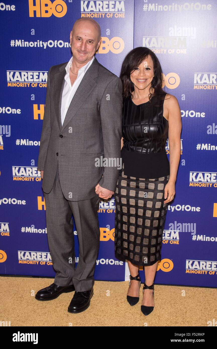 New York, NY, USA. 26th Oct, 2015. Eric Haze, Rosie Perez at arrivals ...