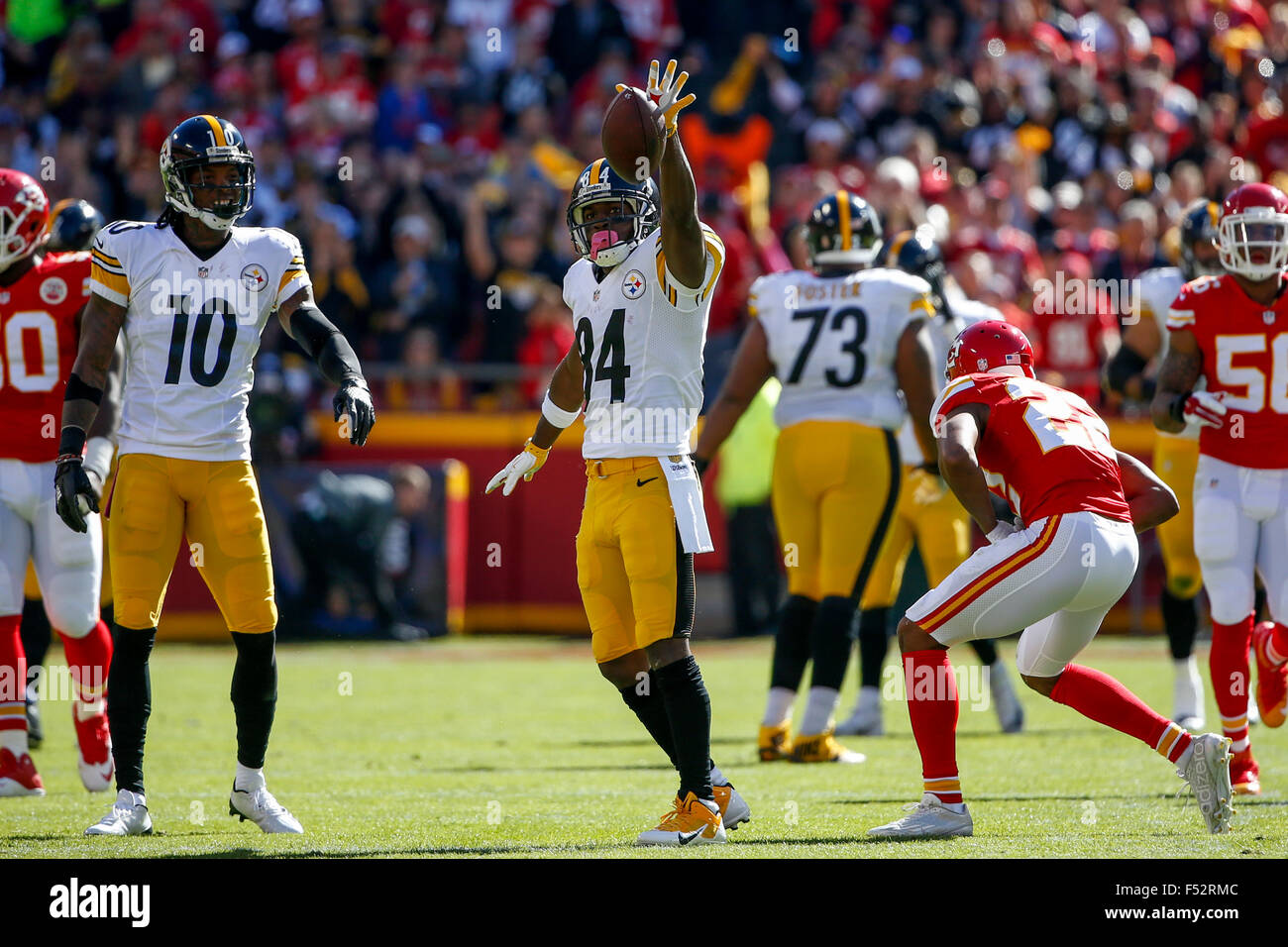 October 25, 2105: Pittsburgh Steelers wide receiver Antonio Brown (84 ...