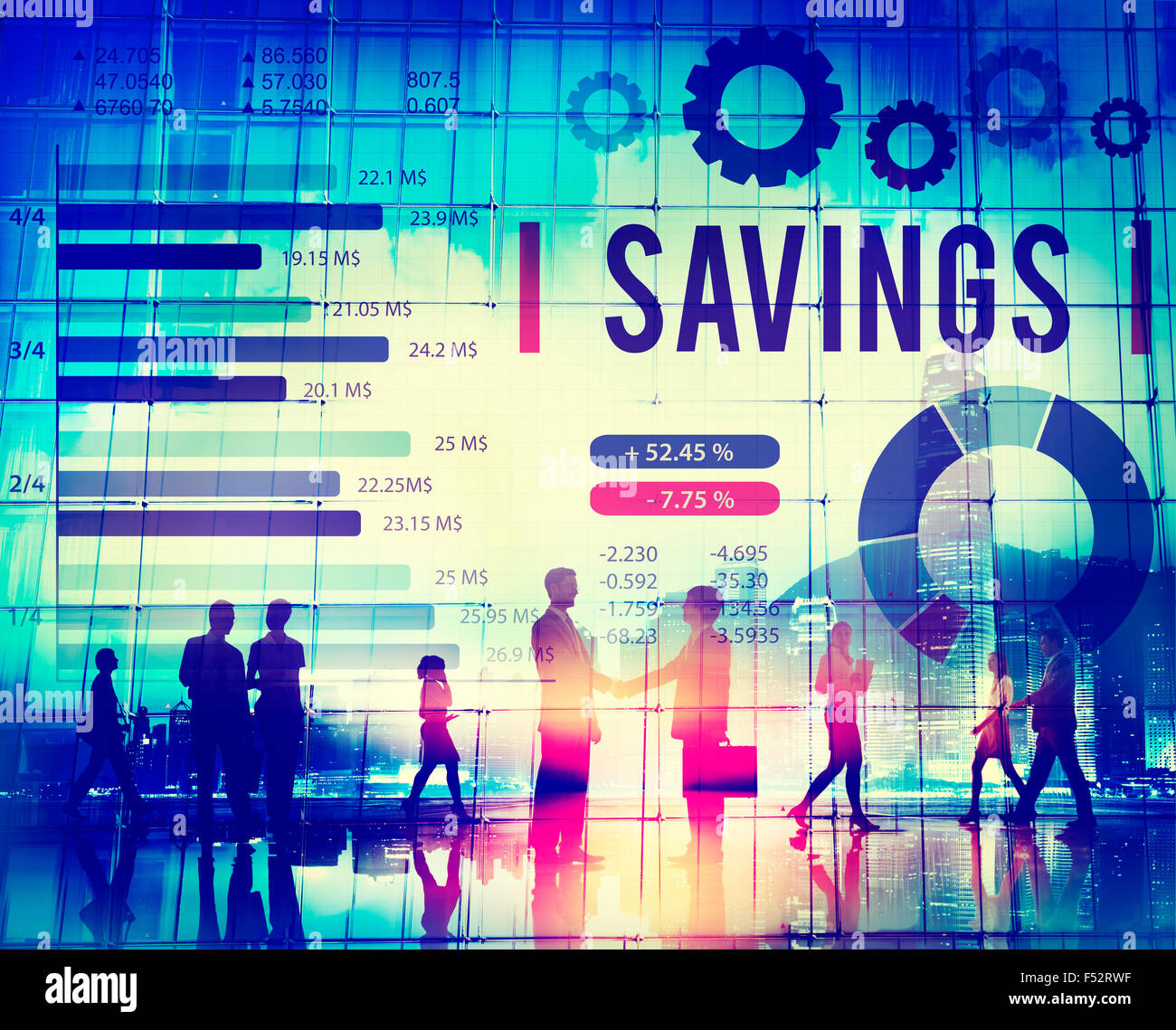 Savings Finance BudgetEconomy Money Save Concept Stock Photo - Alamy